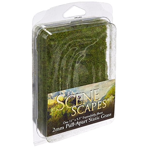 Bachmann Industries SceneScapes Pull Apart Static Grass, Medium Green ...
