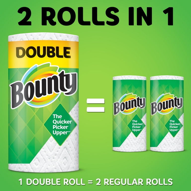 Bounty Select-a-Size Paper Towels, Mega Rolls, White, 41% OFF