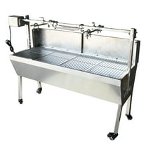 46 Inch BBQ Rotisserie Grill Roaster Pig Lamb Goat Chicken Charcoal ...