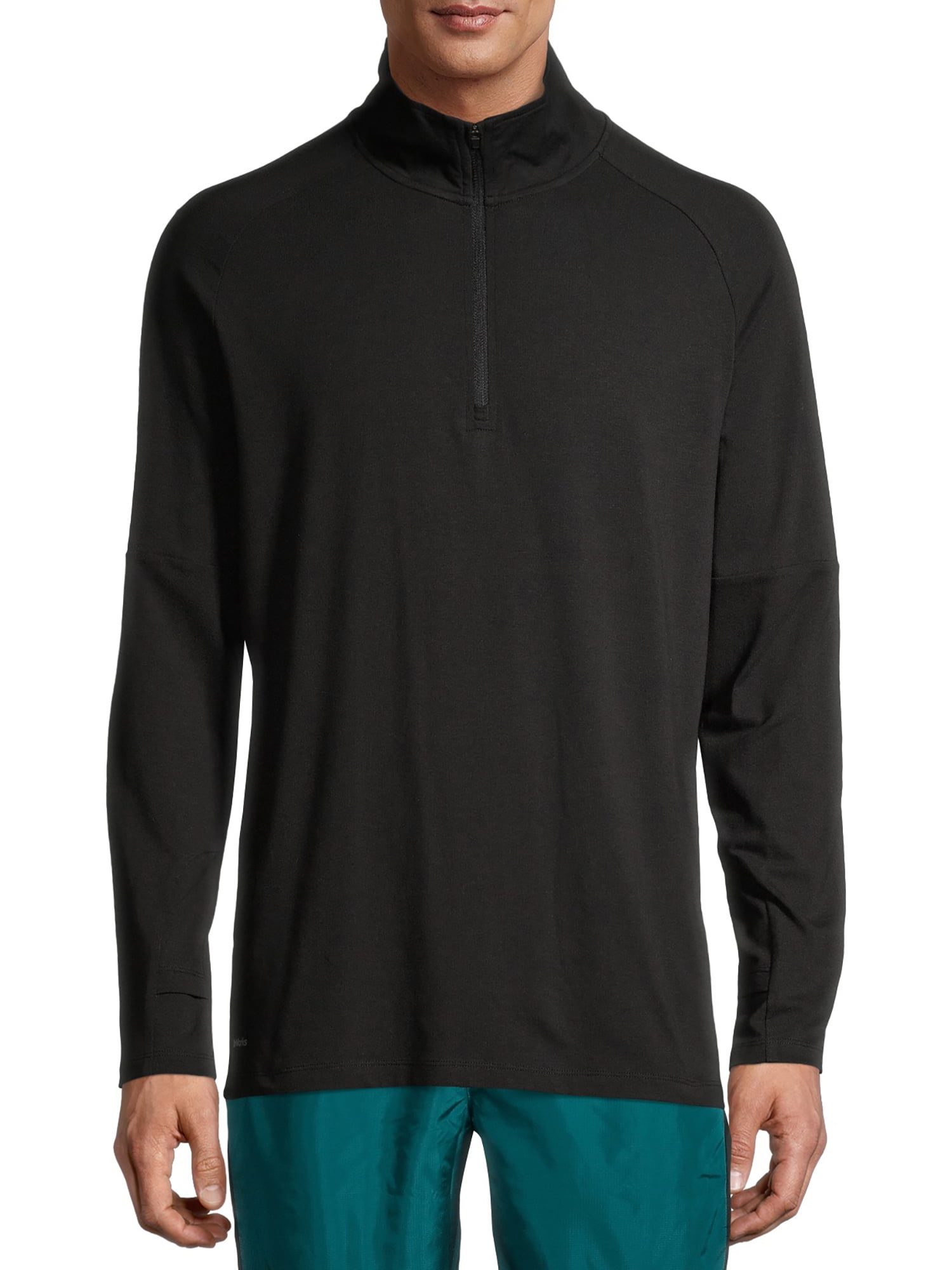 Athletic Works Men's Active Quarter-Zip Pullover, up to 3XL - Walmart ...
