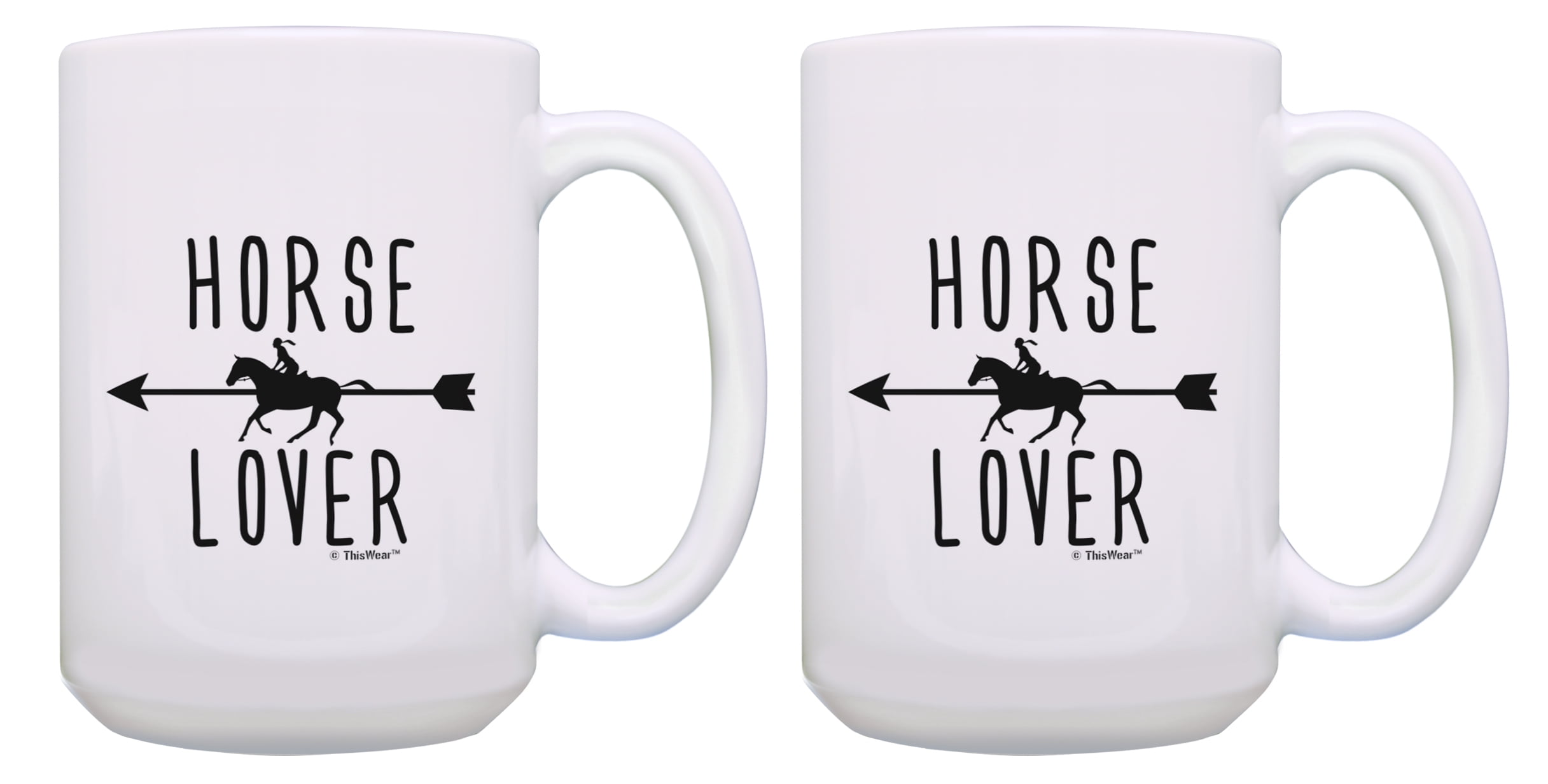 ThisWear Horse Themed Gifts Horse Lover Mug Horse Coffee Mug Set Coffee ...