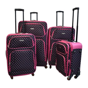 Rolite Rover 3-Piece Spinner Expandable Luggage Set - Red - Walmart.com