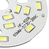 300mA 9W 18 LEDs 5730 Chip Module Aluminum Board Pure White 70mm Dia ...