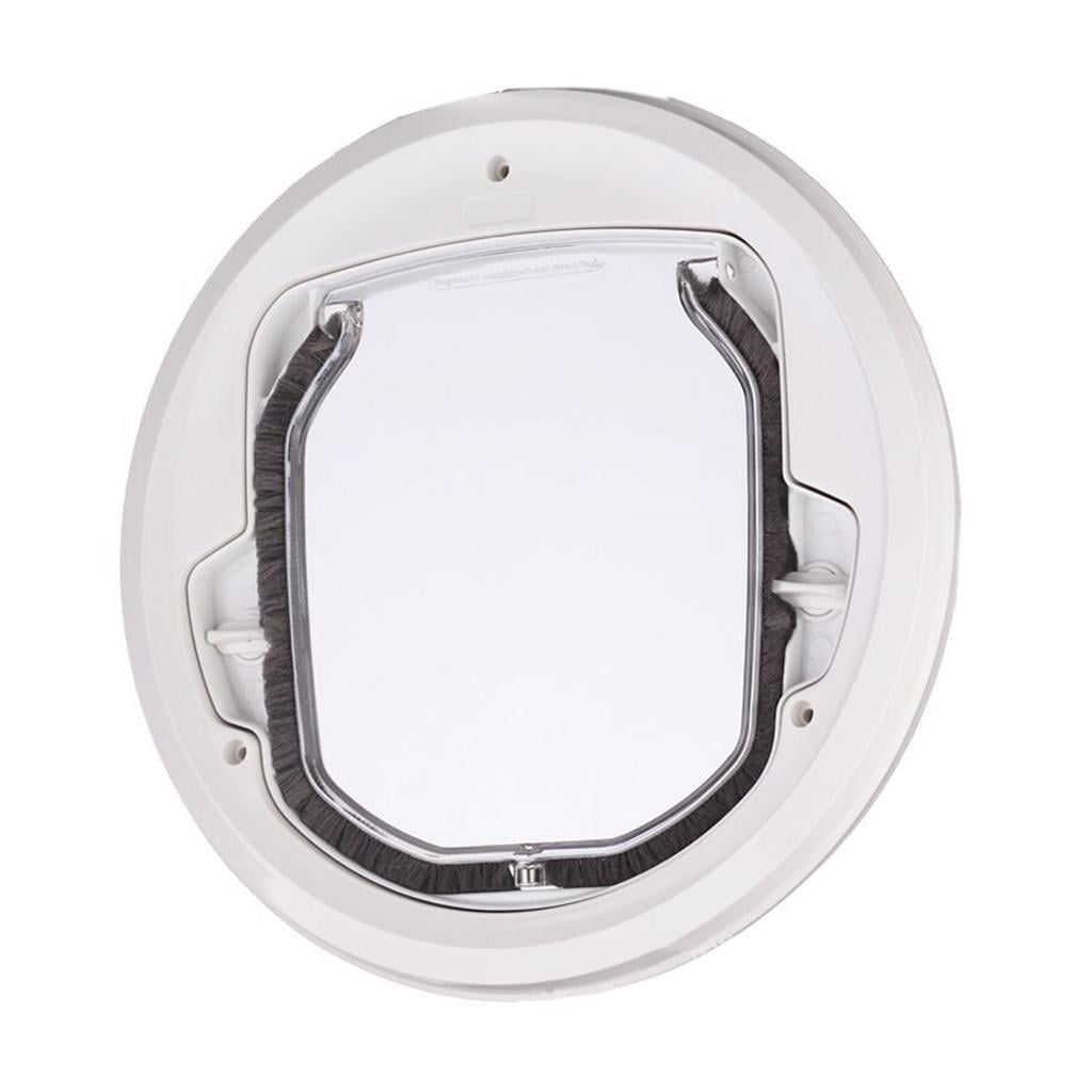 Speravity 4 Way Round Locking Flap Pets Door Flap Cat Small Dogs For ...