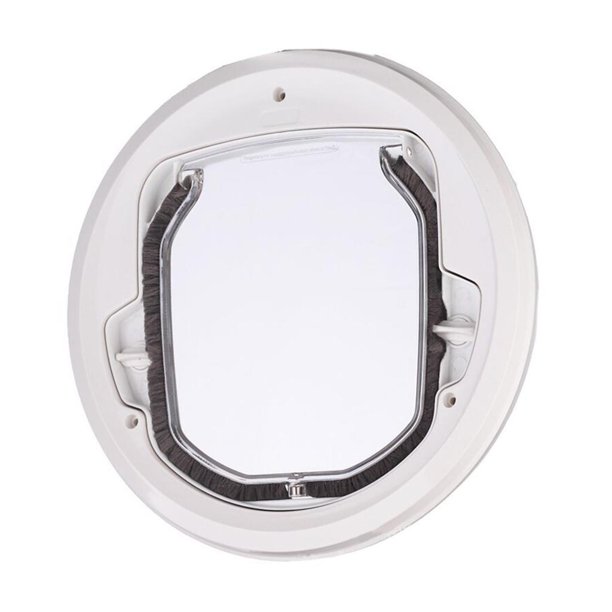 Thinsony 4 Way Round Locking Flap Pets Door Small Cat Flap Dogs For ...