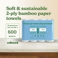 Tree Free Paper Towels, 8 Rolls, Earth Friendly Sustainable Kitchen ...