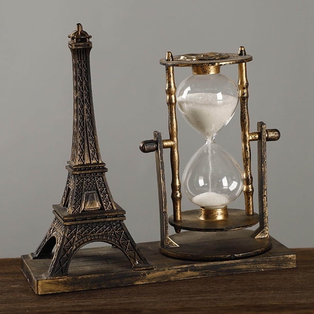 kurtrusly Iron Tower Hourglass Sand Timer Table Centerpiece for Desktop ...