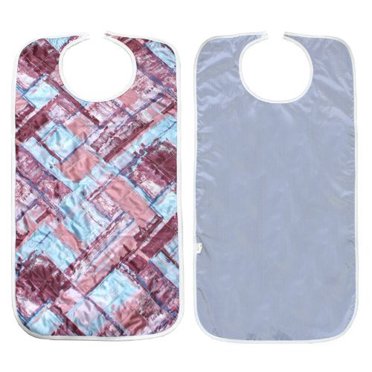 Adult Terry Cloth Bib With Velcro Closure Size 18 X 30 - 6 Pack (Royal ...