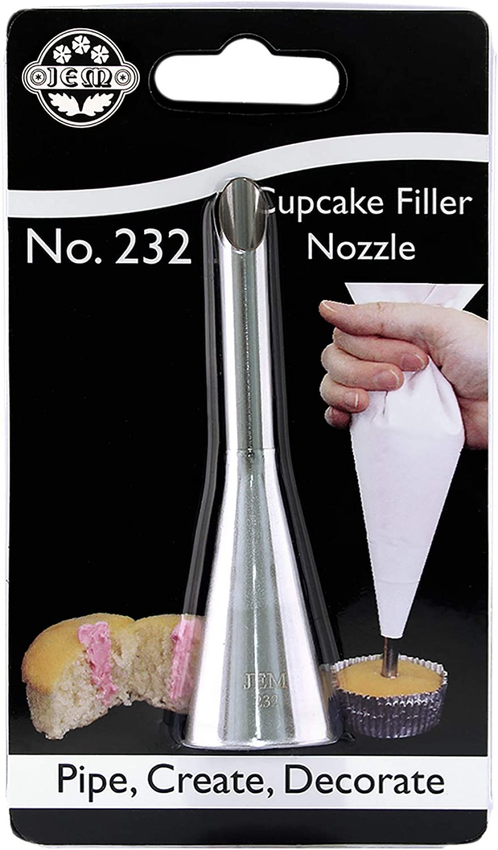 JEM Cupcake Doughnut Filler Tube Nozzle Decorating Tip Standard jem-cupcake-doughnut-filler-tube-nozzle-decorating-tip-standard