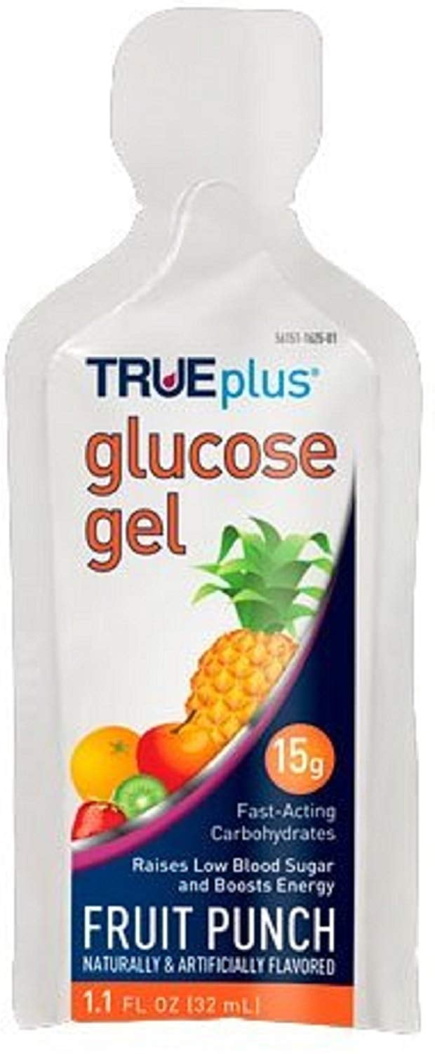 6 Pack TRUEplus Glucose Gel 15g Fast Acting Carbs Fruit Punch 1 1oz 6-pack-trueplus-glucose-gel-15g-fast-acting-carbs-fruit-punch-1-1oz