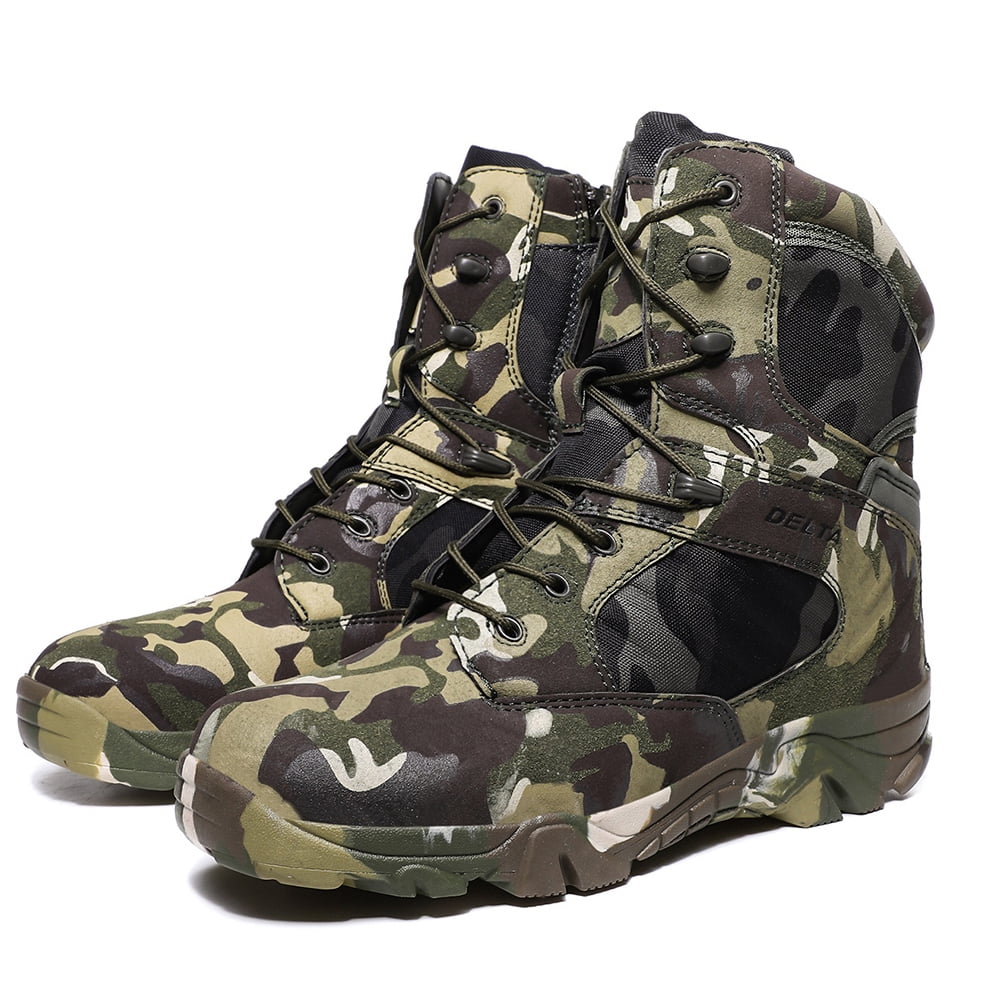 Buy HARGLESMAN Men's Tactical Army Boot Outdoor Desert Hiking Camo Boot ...