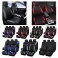 2/4/9pcs Luxury PU Leather Auto Seat Protector Set With Modular Design ...