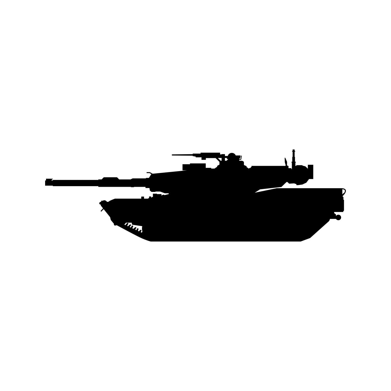 M1A1 Abrams Sticker Decal Die Cut - Self Adhesive Vinyl - Weatherproof ...