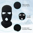Morttic 3 Hole Knitted Full Face Cover Ski Mask Winter Balaclava Warm ...