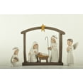 12-Piece Hand-Painted Nativity Scene Set, Mini Religious Christmas ...