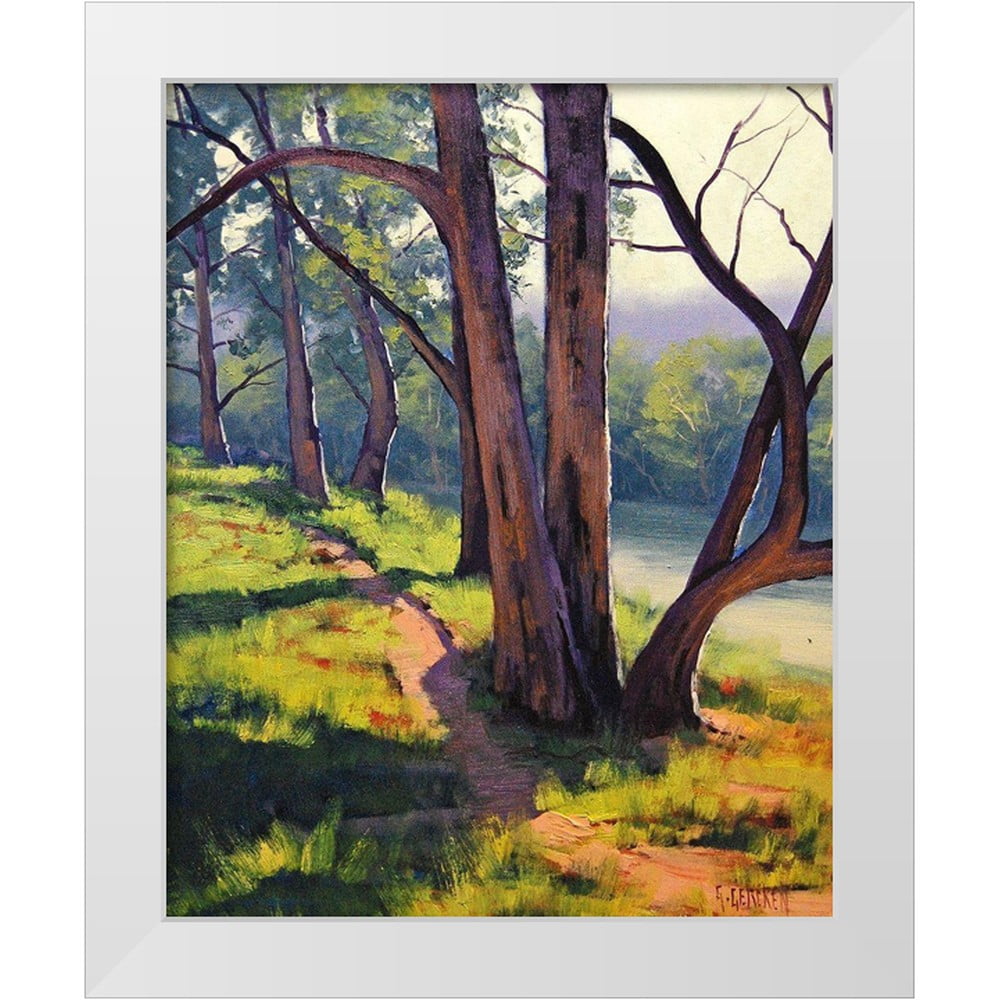 Gercken, Graham 12x14 White Modern Wood Framed Museum Art Print Titled ...