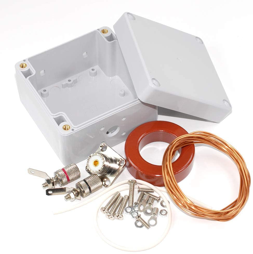 AEcreative 10-160 Meter HF Amateur ham Radio Wire Loop Antenna Balun ...