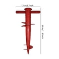 Heavy Duty Plastic Tent Pegs Strong Outdoor Sand Anchors Base Easy to ...