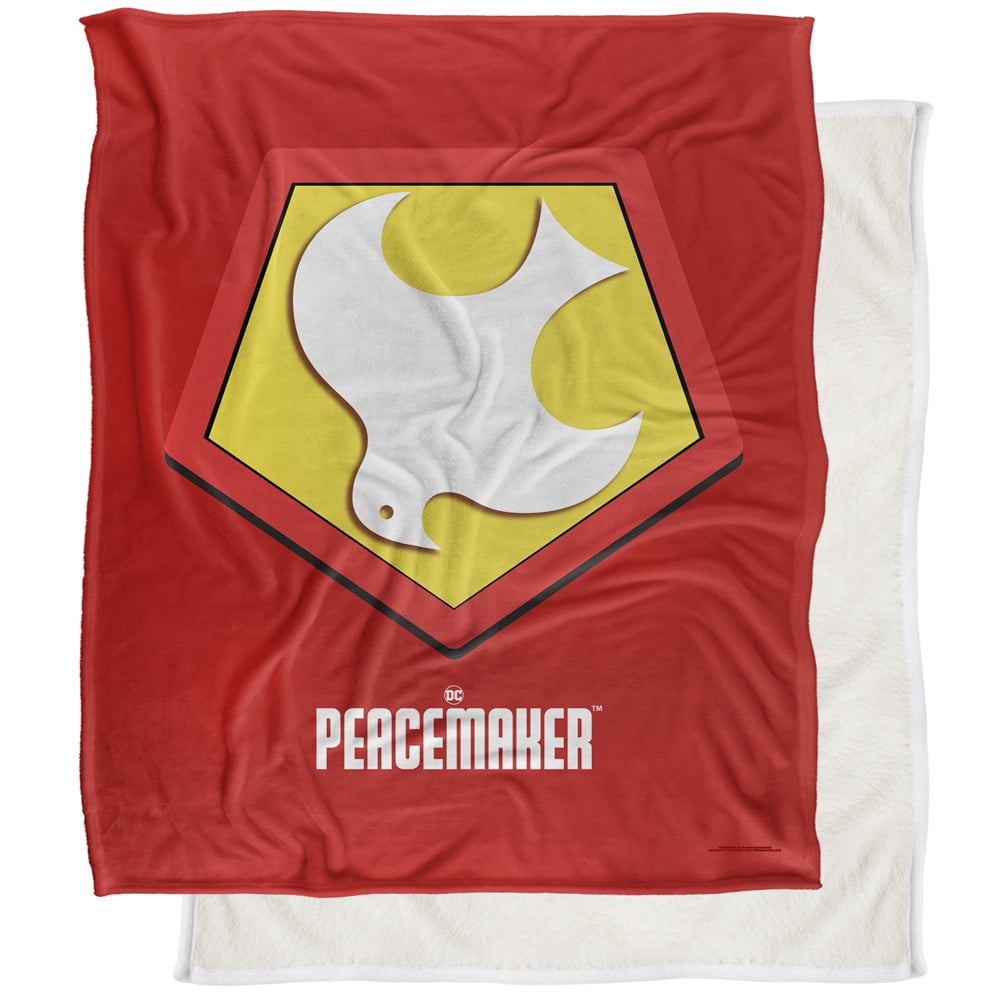Peacemaker Blanket, 50x60 Peacemmaker Symbol Silky Touch Sherpa Back ...
