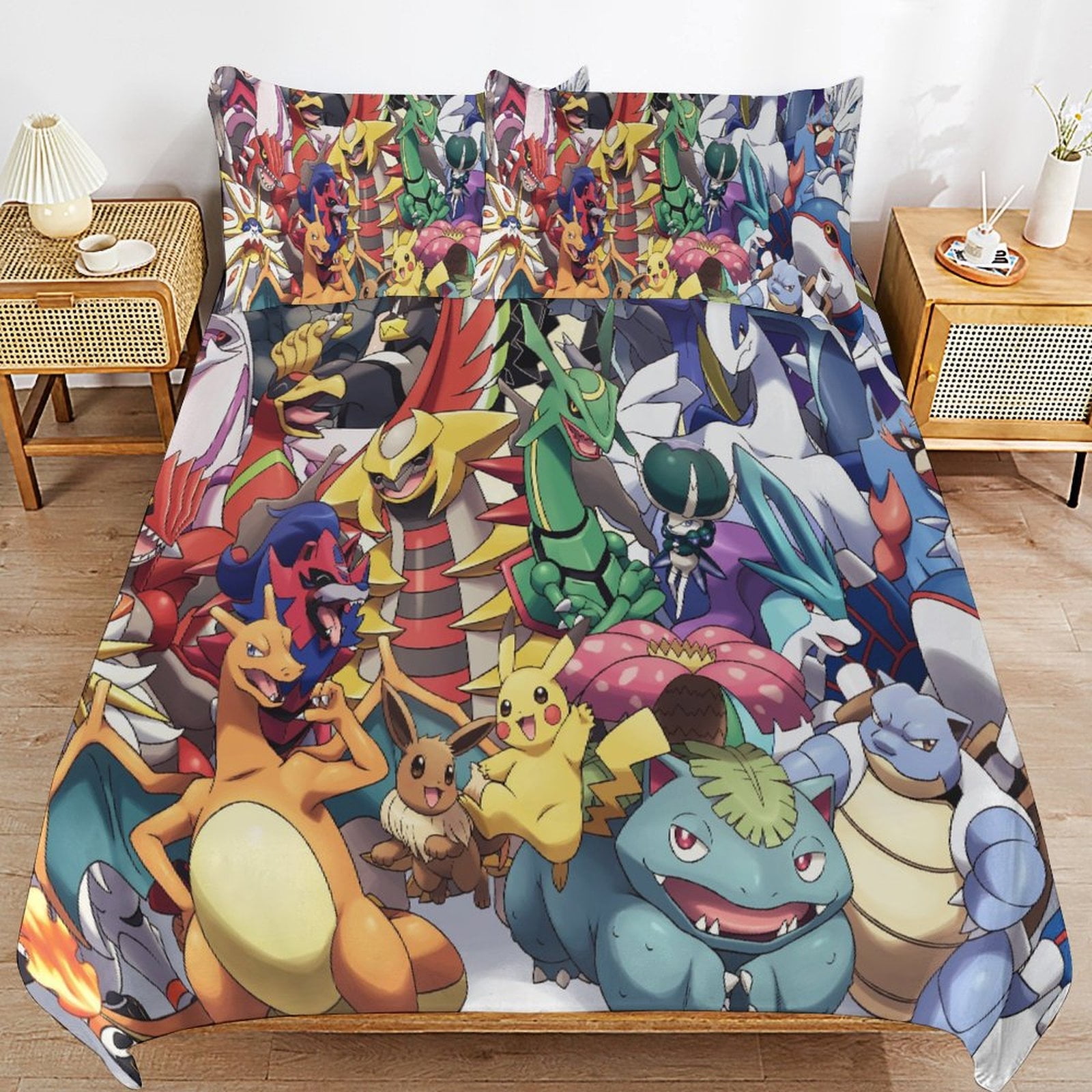 Click here for Yingd Pok-Mon Pika-Chu 3 Pcs Comfort Set With 2 Pi... prices