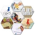 Mixcolor Push Pins - 500 Pins with Storage Box, Steel Point,Mixcolor ...