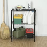 Free Shipping! Hyper Tough Black Multipurpose Wire Shelving Rack with ...