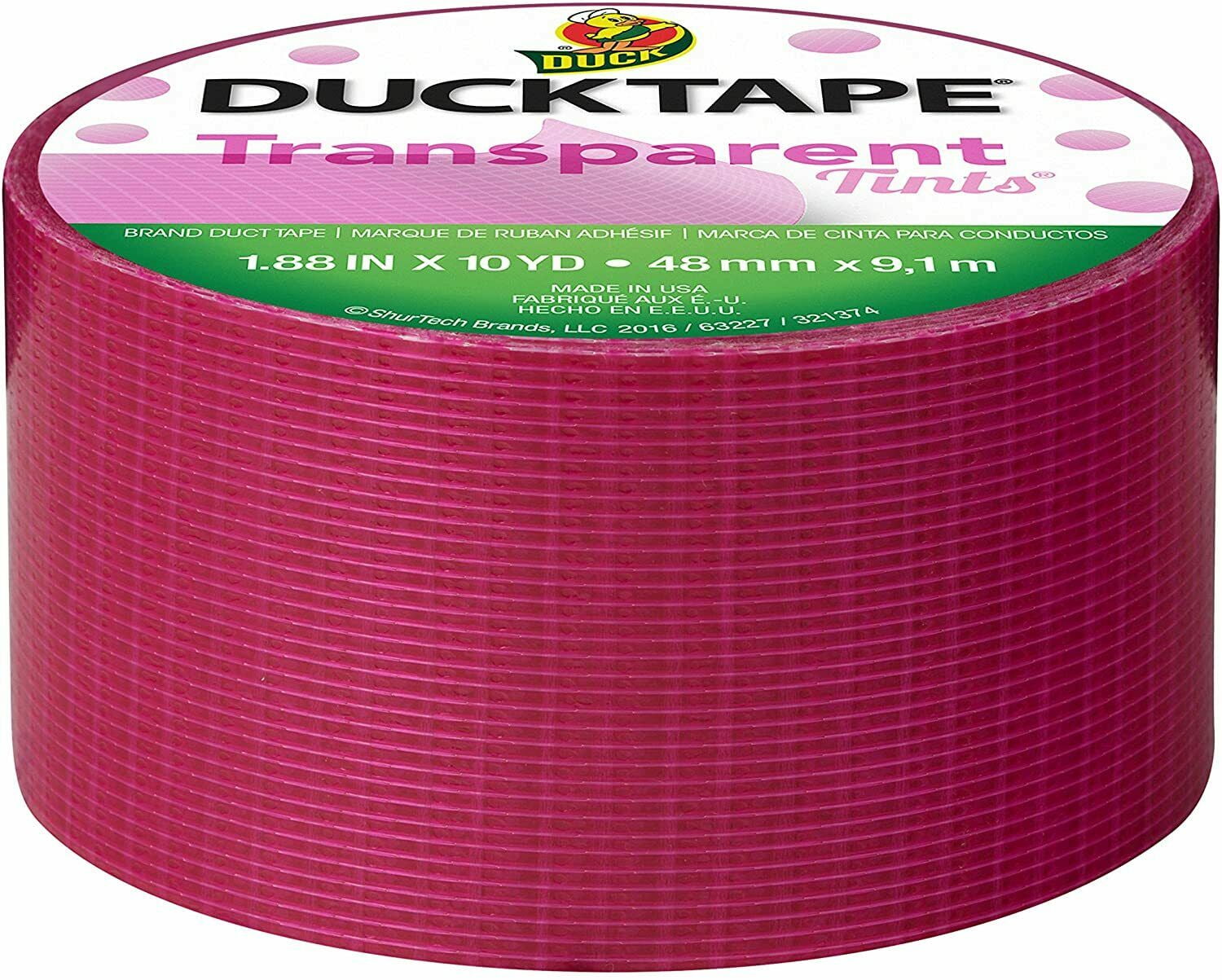 Transparent Duck Tape, 1.88" x 20yd - Walmart.com