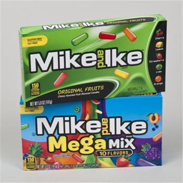 Mike and Ike Original Fruits Chewy Candy, 5 ounce Theater Box, 1 count ...