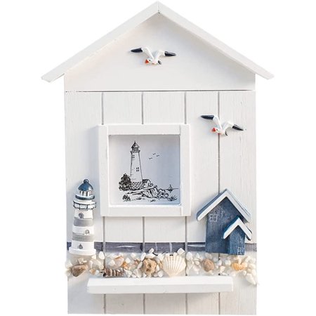 NETSENG Wall Mount Key Box Mediterranean Key Cabinet Key Cabinet Lock ...