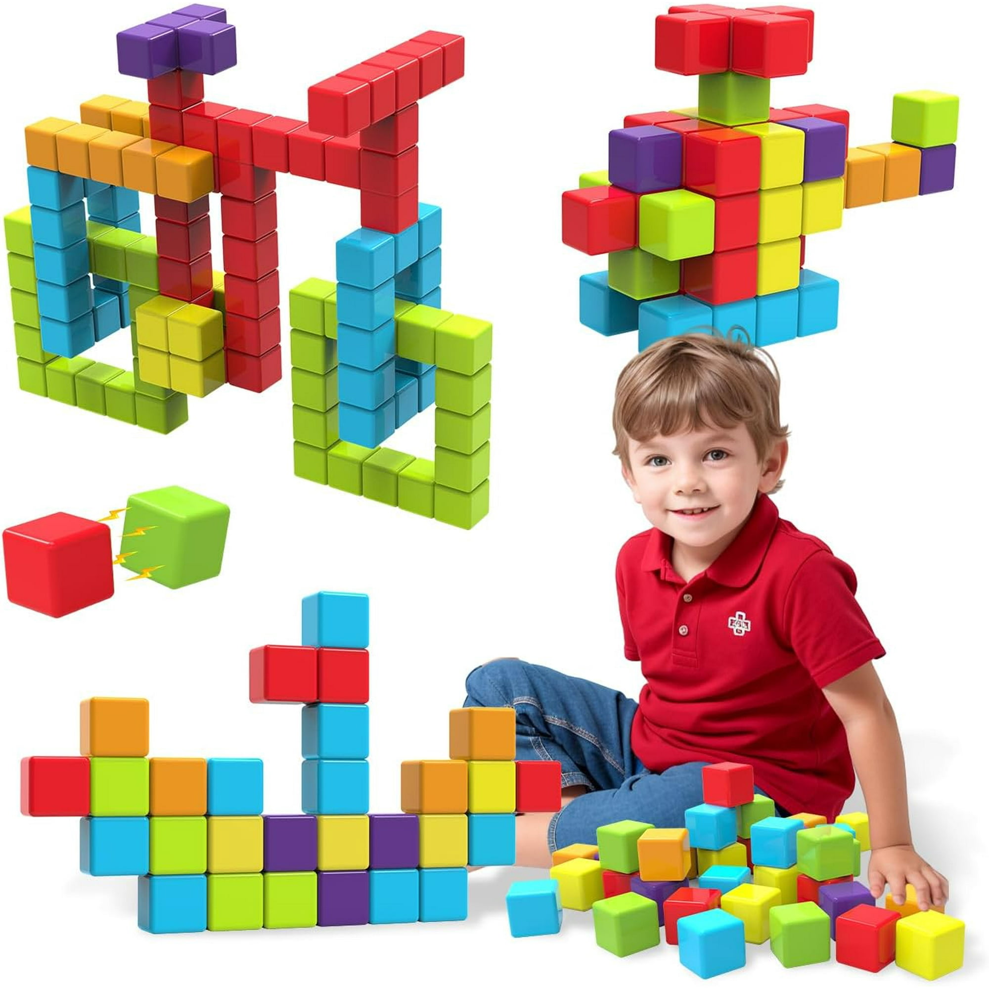Click here for Rejoda-Magnetic Building Blocks  1.65 Inch Large M... prices