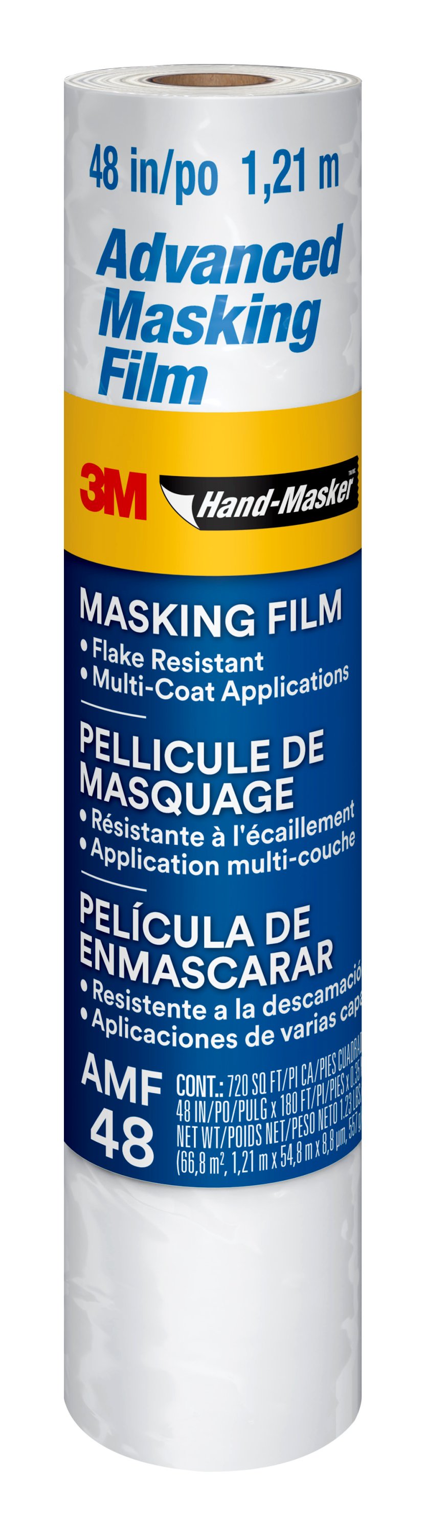 3M Hand Masker Advanced Masking Film AMF48 48 In X 180 Ft X 35 Mil 3M Hand Masker Advanced Masking Film AMF48 48 In X 180 Ft X 35 Mil