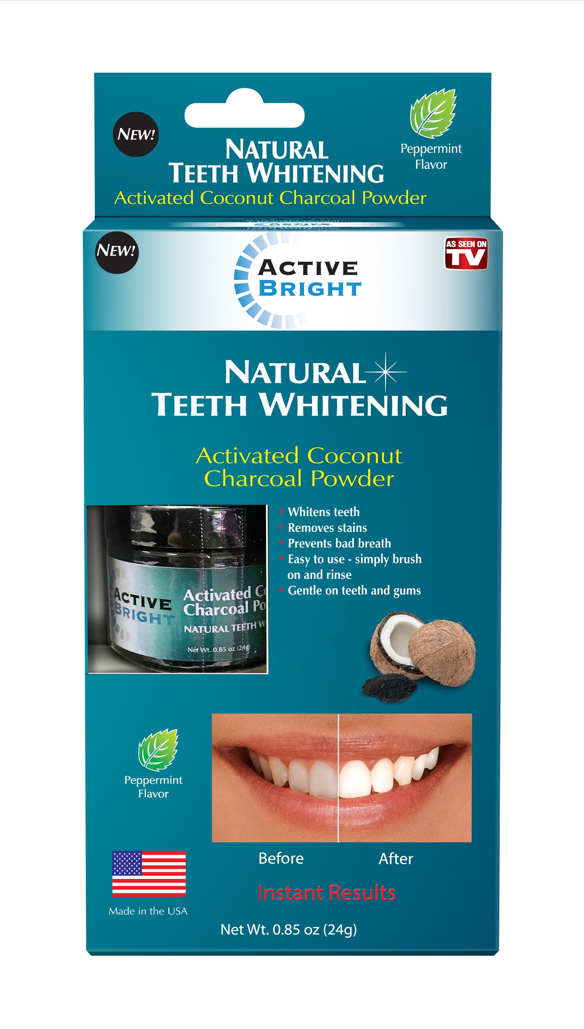 Active Bright Tooth Powder - Walmart.com