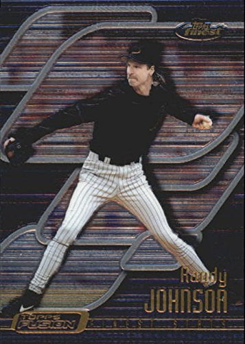 2001 Topps Fusion #187 Randy Johnson FIN MLB Baseball Trading Card ...