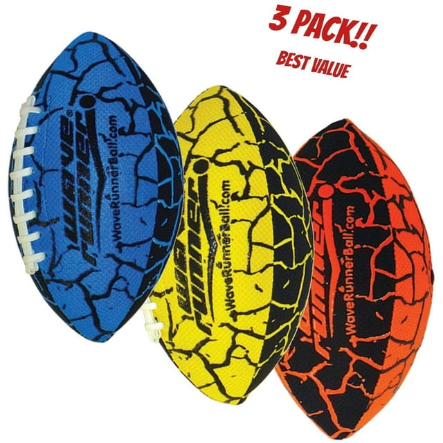 WaveRunner Grip It Waterproof Football- Size 9.25 Inches with Sure-Grip ...