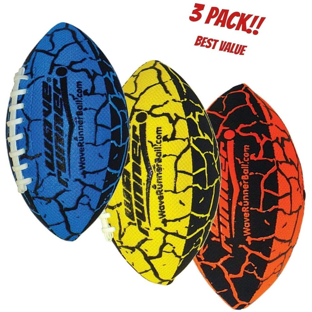 WaveRunner Grip It Waterproof Football- Size 9.25 Inches with Sure-Grip ...