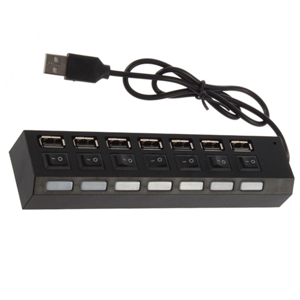 Linyer Multi-converter Adapter High Speed 4-hole USB Hub Hub Power ...