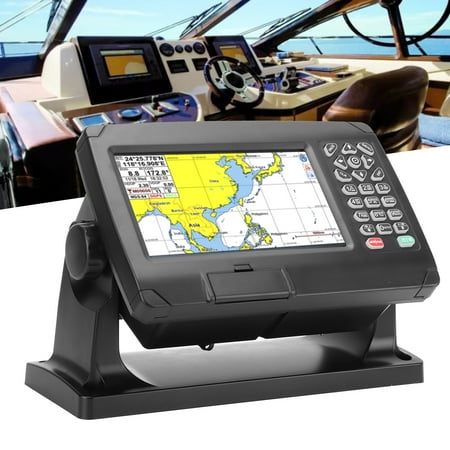 Aramox GPS Chartplotter Satellite Navigator AIS Transponder, 7 Inch Shipboard Automatic ...