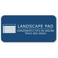 LANDSCAPE PAD WHITE 11"x9.5" COLLEGE RULED WITH MARGIN - Walmart.com