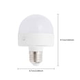 2.64*3.82in 3-Color Modern Rechargeable Light Bulb E26 Rechargeable ...
