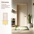 Flatwoven High Traffic Area Rug, Stylish Insect and Plant Fusion Design ...