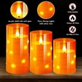 UKLL-Flameless Candles with Remote Timers: Built-in Star String Lights ...