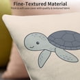 Chilfamy Envelope Throw Pillow Cover, Cute Cartoon Turtle Soft ...