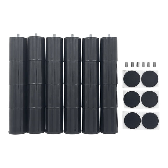 Lucid Adjustable Bed Base Metal Legs, 8.5 inches, Set of 6 - Walmart.com
