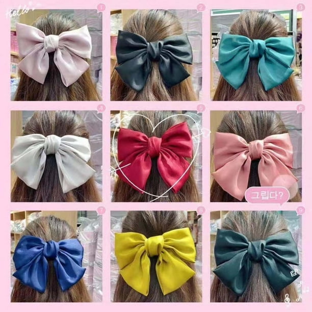 Kiplyki Wholesale Hair Clips Bow Hair Accessories Straight Hair Bows With Hair Clip for Women Walmart Business Supplies
