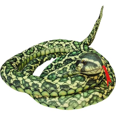 Realistic Snake Plush Toy Python Stuffed Animal Photo Props Home Decor ...