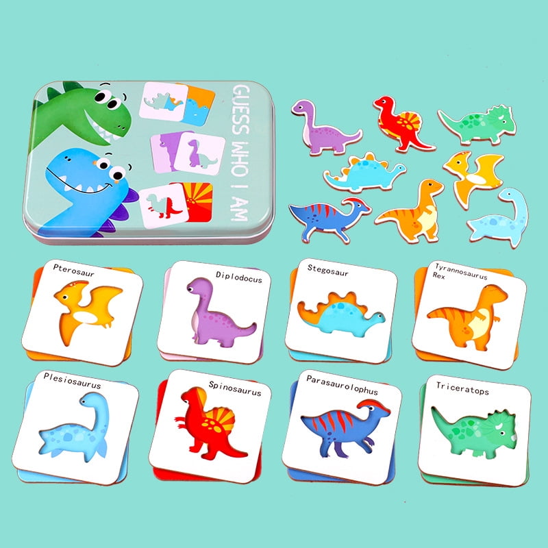 Recognition Flash Card Guess Who I am Preschool Wooden Jigsaw ...