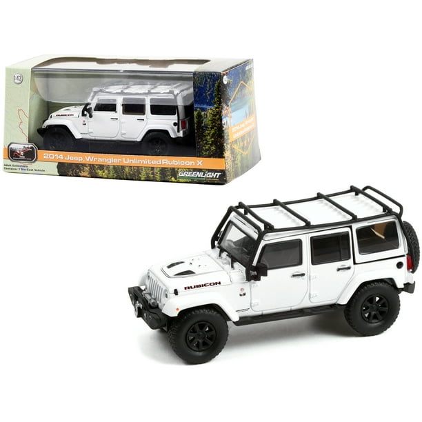 2014 Jeep Wrangler Unlimited Rubicon X Off-Road Bright White "Jeep Official, Lake Tahoe CA" 1/43 ...