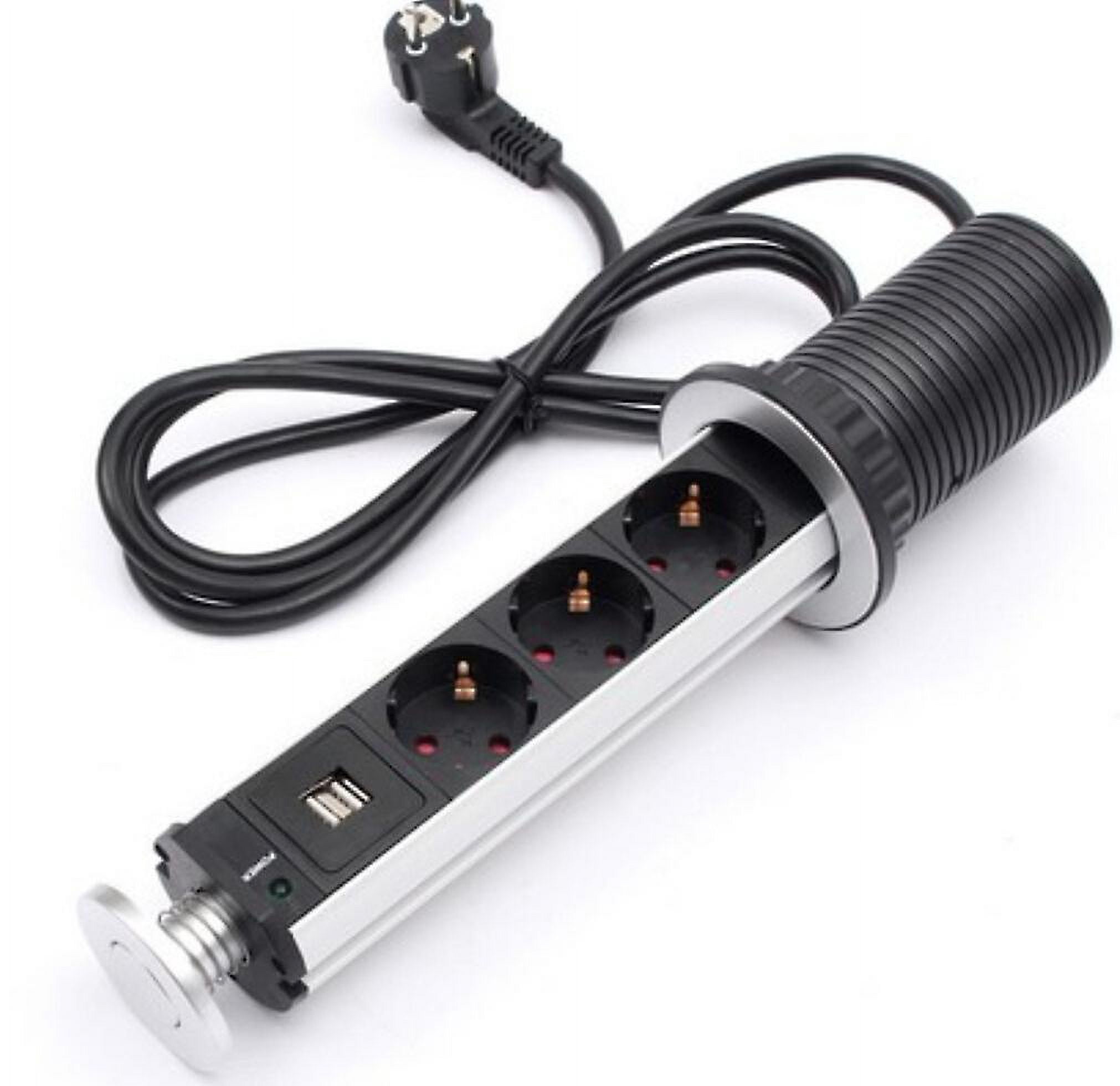 Electric Power Outlet For Worktop,desk,usb Outlet Hidden Desk Socket ...