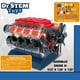 Dr. STEM Toys V8 Model Engine Kit, Over 250 Pieces, Includes Sounds ...