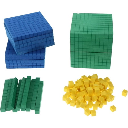 1 Set Math Counting Cubes EVA MathLink Cube Math Manipulative Learning ...